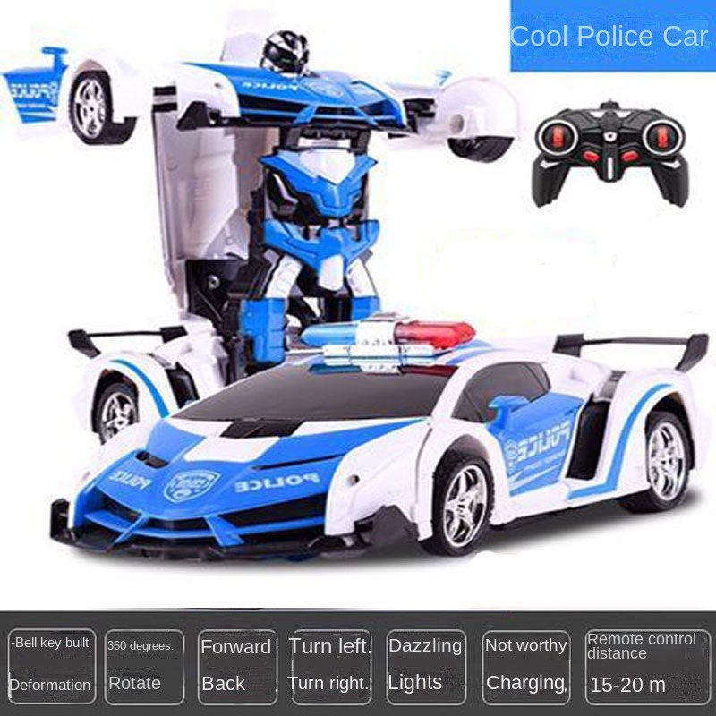 Remote Control Transforming Car One-Button Transforming Car King Kong ...