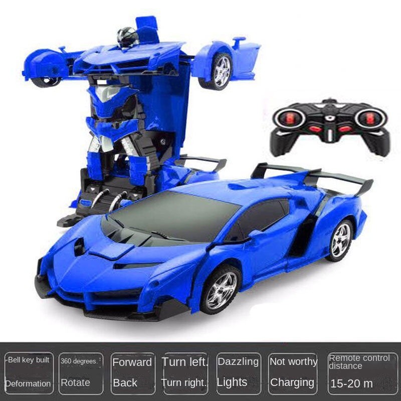 Remote Control Transforming Car One-Button Transforming Car King Kong ...