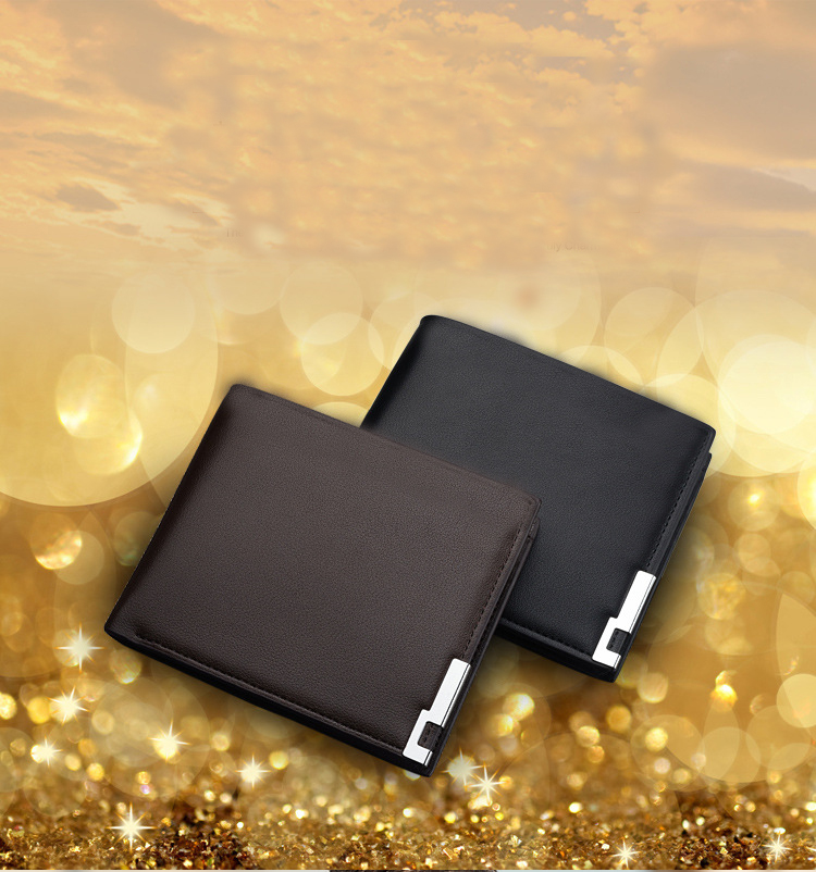 New Men Wallet Short Thin Trendy Wallet Youth Card Bag Wallet Korean ...