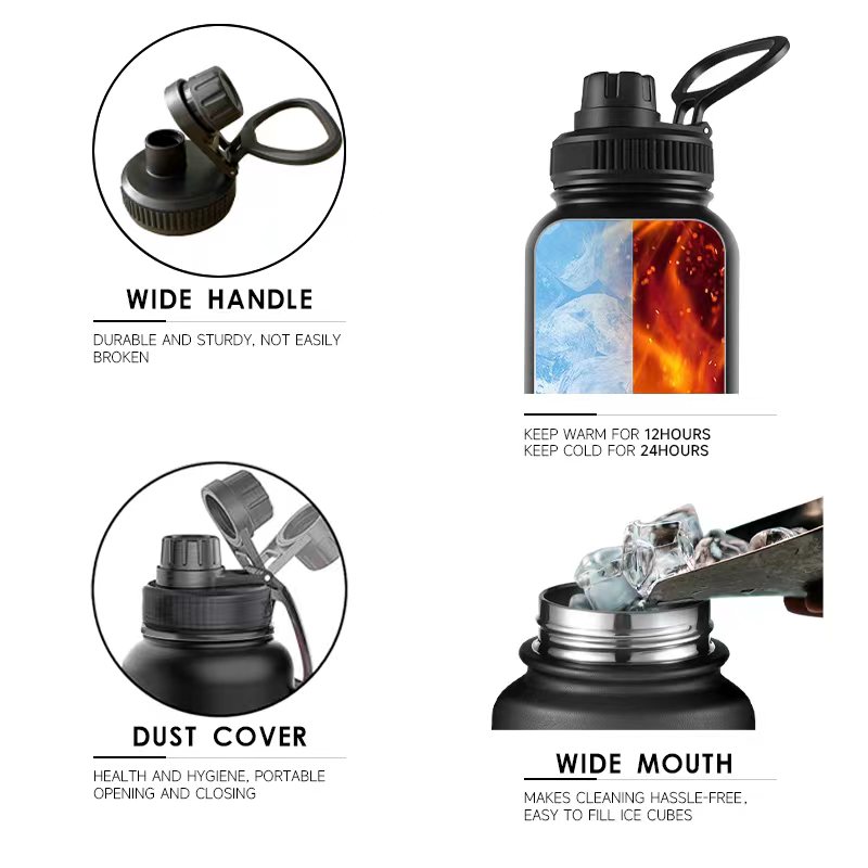 Art flask 32oz 22oz tubler vacuum insulated stainless flask thumbler ...