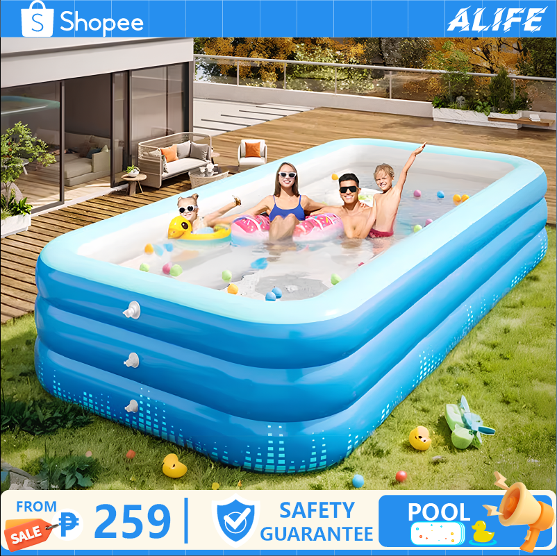 Inflatable pool for children outdoor indoor swimming practice at home ...