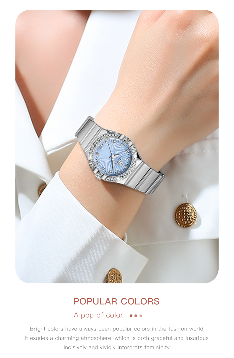OPK Watch For Woman Waterproof Original With Box Stainless Steel Strap ...