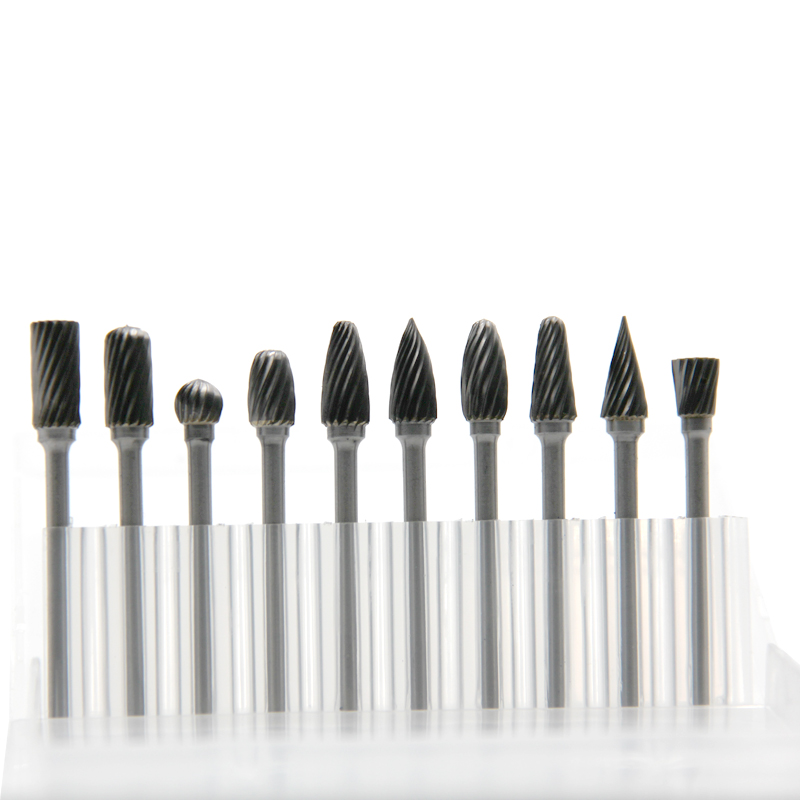 10Pcs Tungsten Steel Rotary File Set - Woodworking and Grinding Tools ...