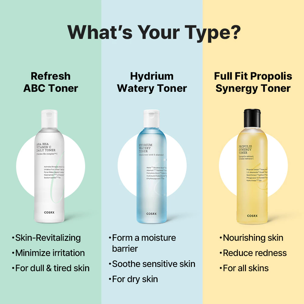[COSRX OFFICIAL] Full Fit Propolis Toner / Hydrium Watery Toenr/ Refresh ABC Toner 150ml ...