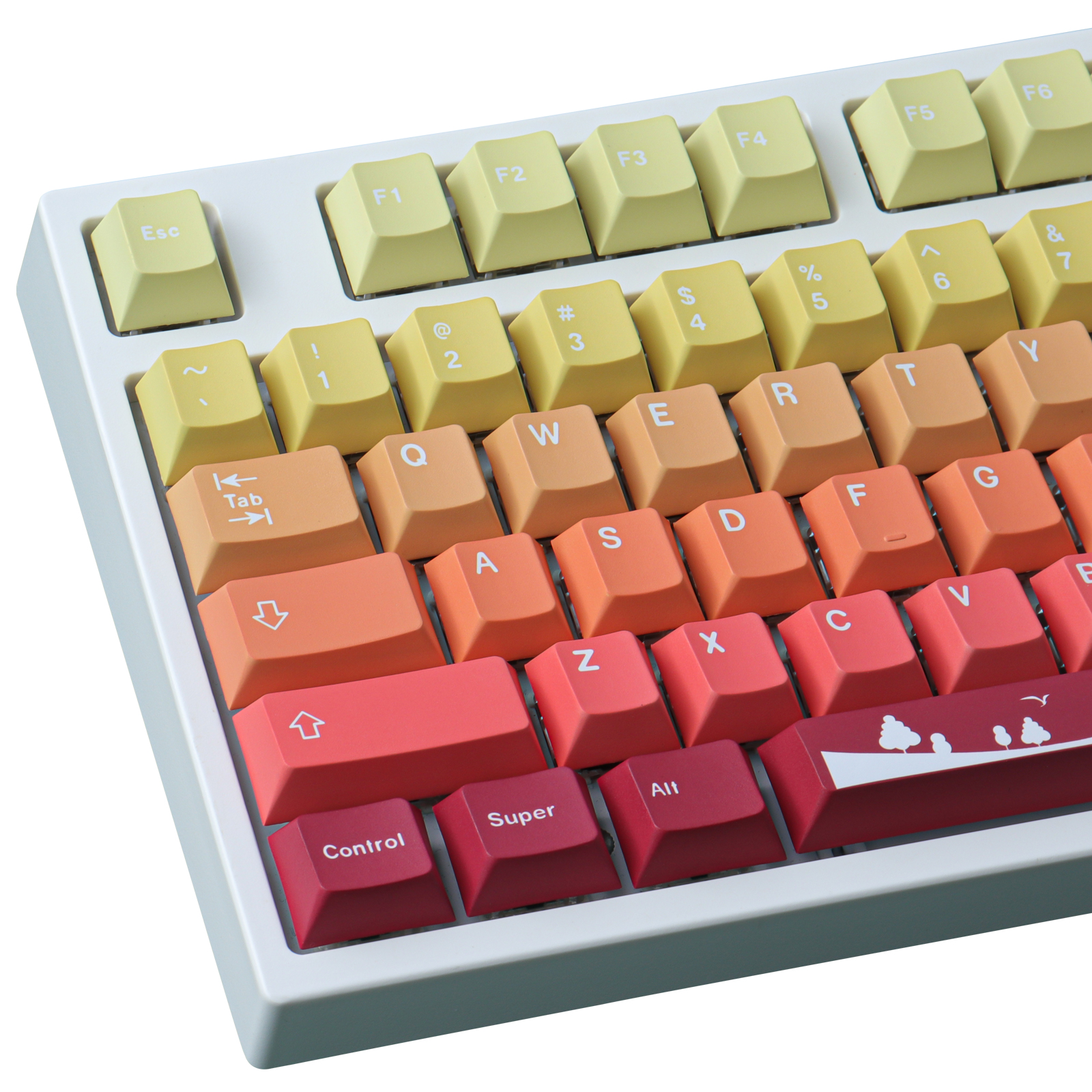 GMK Autumn Keycaps 129 Keys PBT Keycaps Cherry Profile DYE-SUB ...