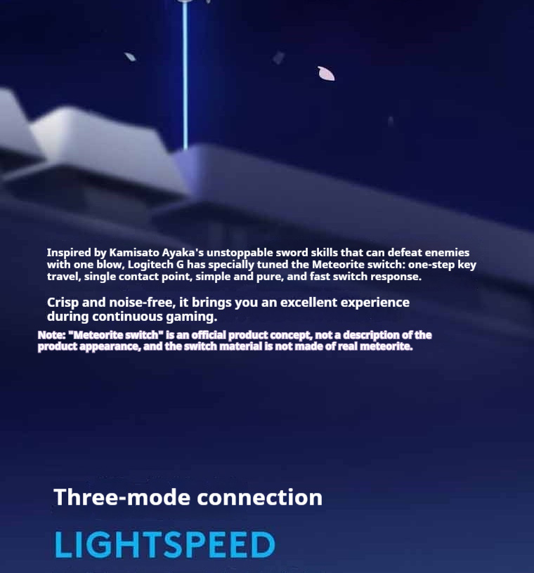 Logitech X Genshin Impact Co branded Gift Box Wireless Keyboard and ...