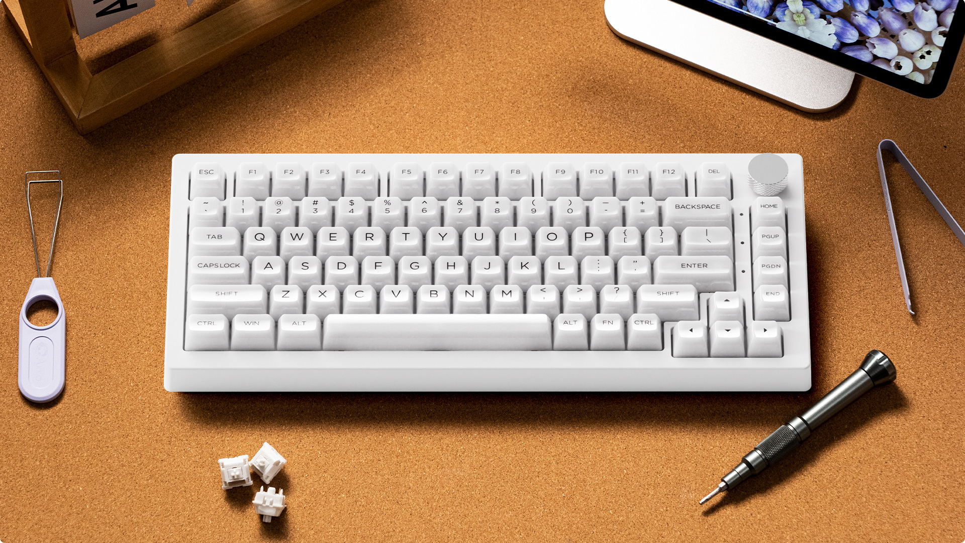 Akko 5075B Plus ASA Clear Wireless RGB Mechanical Keyboard For Mac, PBT ...