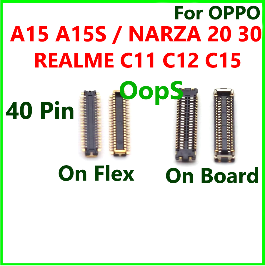 LCD Display FPC Connector On Main Board Flex For OPPO A15 A15S REALME ...