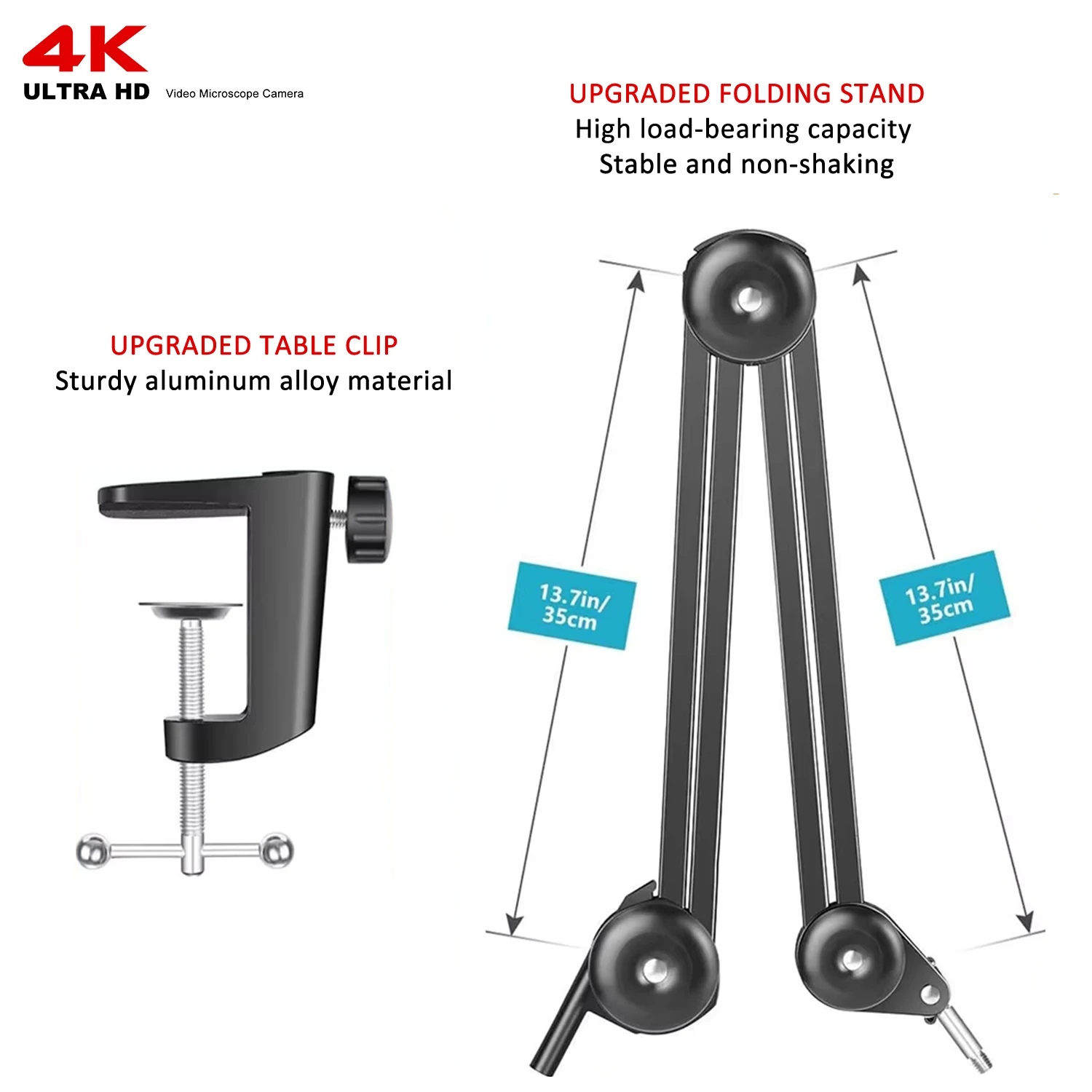 HD 4K Electron Microscope For Soldering 48MP HDMI USB Digital Camera ...