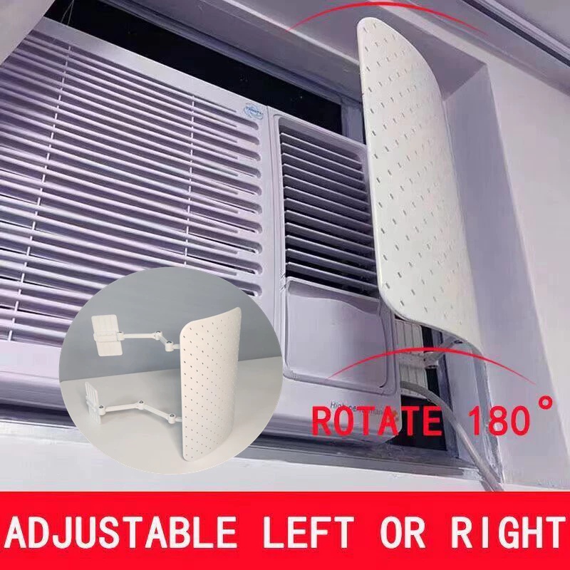 Window Aircond Deflector Adjustable Air Conditioner Windshield Window ...