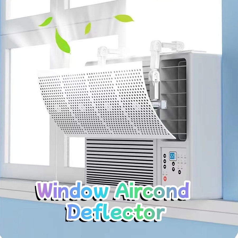 Window Aircond Deflector Adjustable Air Conditioner Windshield Window ...