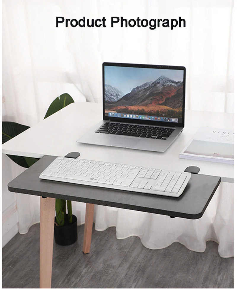 Foldable Bracket Desktop Extension Board Support Computer Mount Plate ...