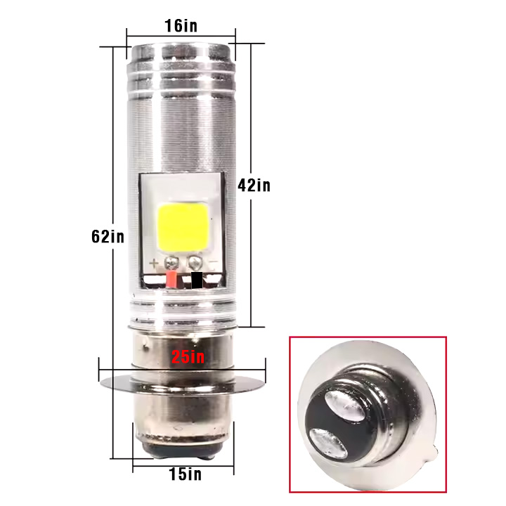 Motorcycle Headlight LED # Select 1/2 White LED Headlights Motorcycle ...