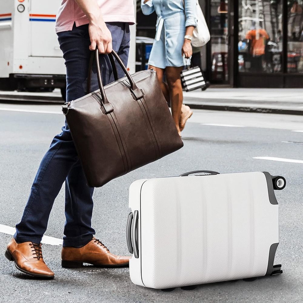 ATHALF Luggage Feet Pads - Durable Black Plastic Bottom Stand with ...