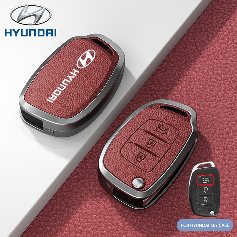 Hyundai car key case Suitable For Hyundai HB20/i10/Elantra/Tucson ...