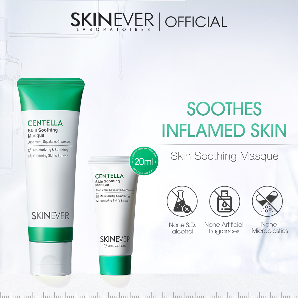 SKINEVER Centella Asiatica Mask Skin Moisturizing Mask Soothes Dryness ...