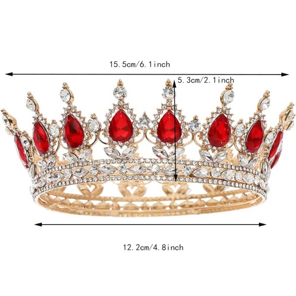 MERIGGIARE Queen Crown, Bride Cosplay Women Tiaras, Fashion Pageant ...