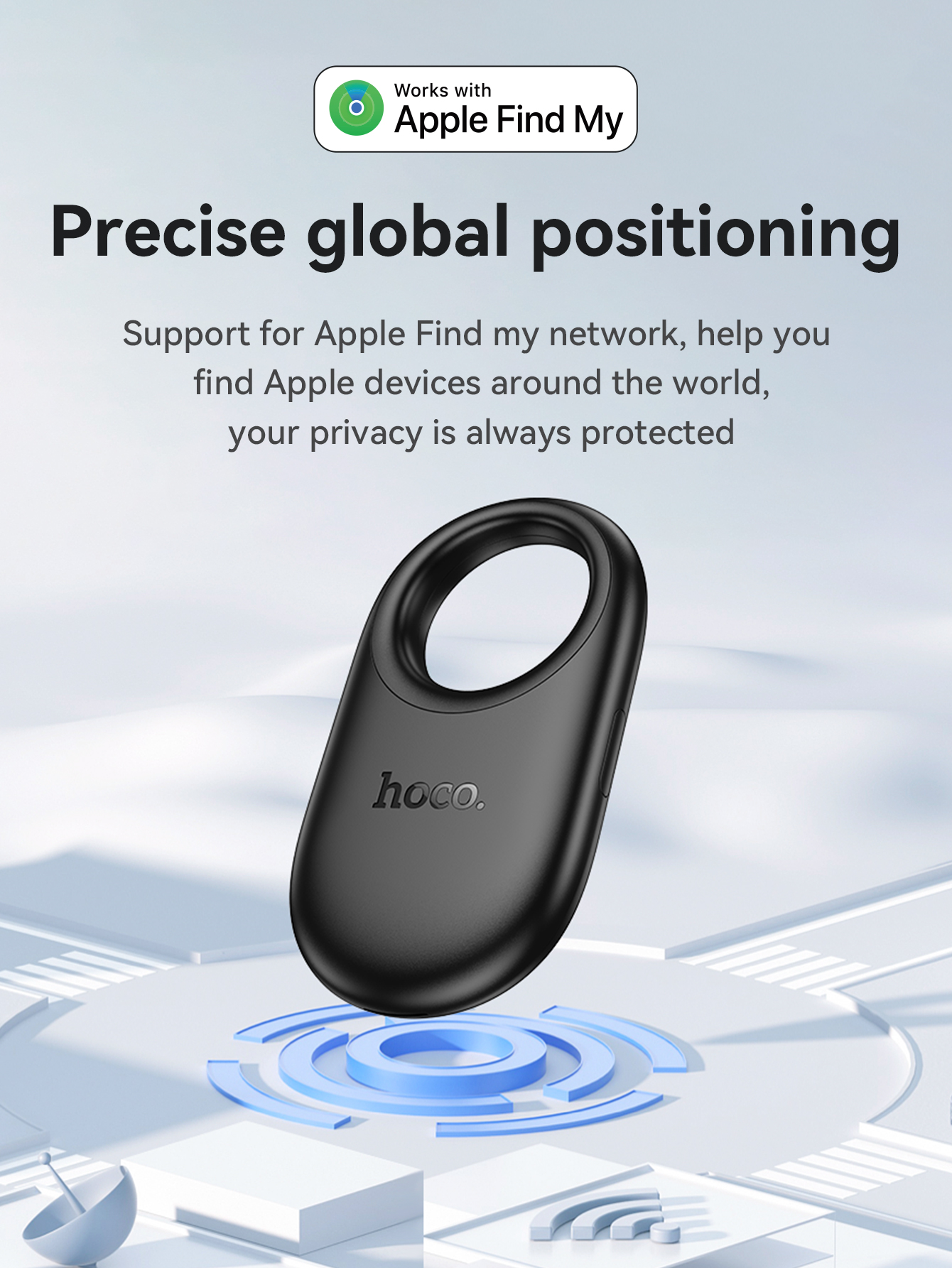 [in stock] HOCO 100% Original E94 Wireless Smart Positioning Anti-lost ...