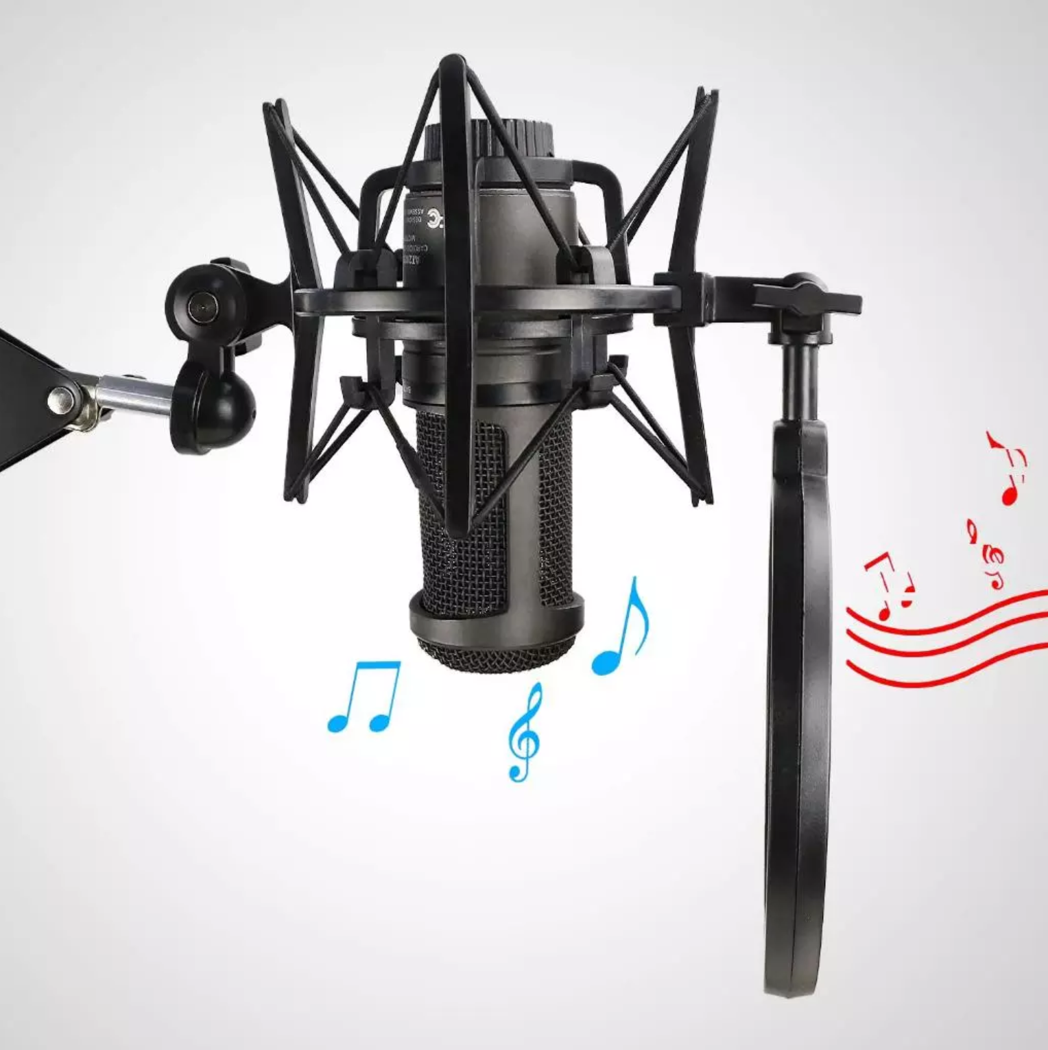 Audio Technica AT2020 Cardioid Medium Diaphragm Condenser Mic ...