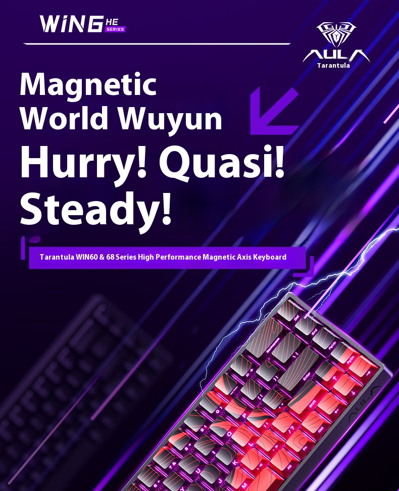 AULA WiN 60/68HE RT esports game customized mechanical wired connection ...