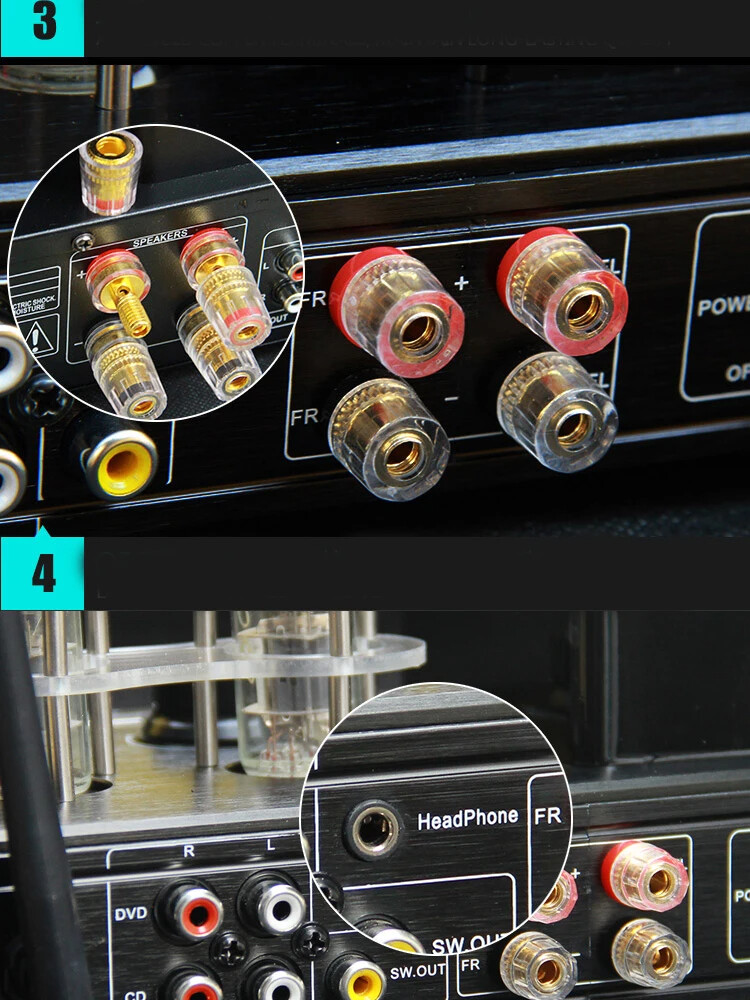 ⭐High Power Fever Small Power Amplifier Pre-stage Tube Amplifier Hifi ...