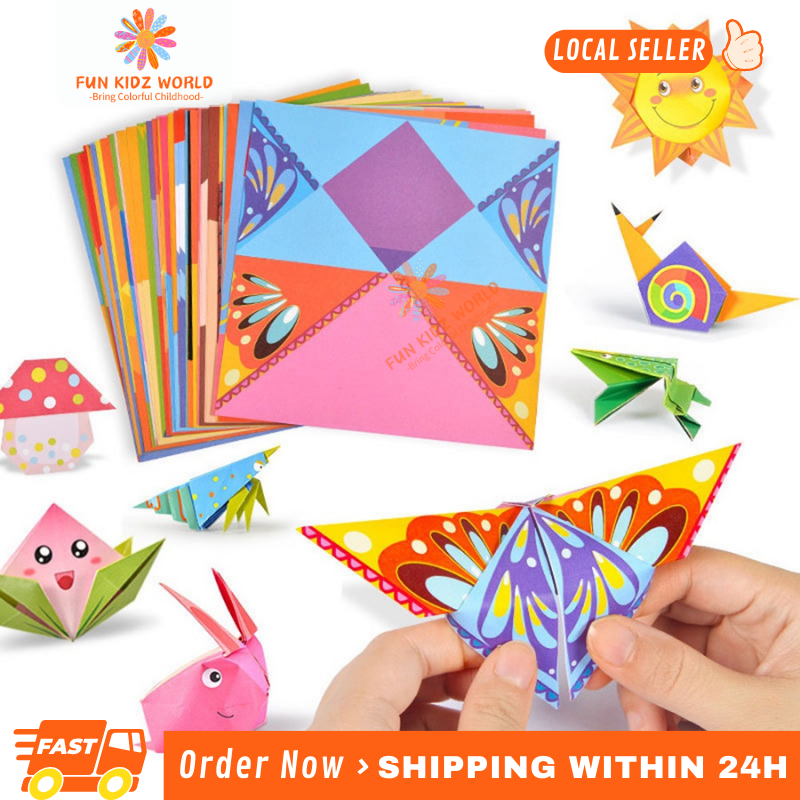 108Pages Origami Kit Folding Paper Craft Toys 54Pages Animal DIY Oriami ...