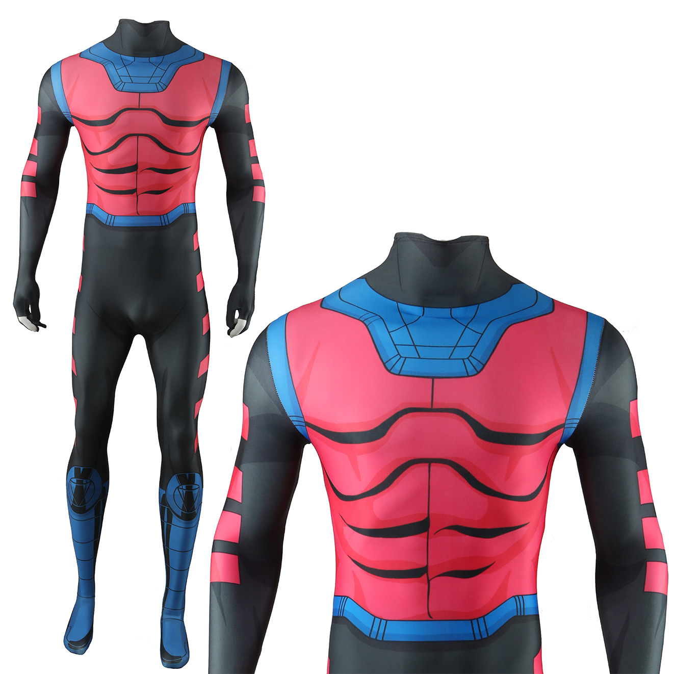 X-Men 97 Gambit Cosplay Costume Superhero 3D Printed Bodysuit X-Men 97 ...