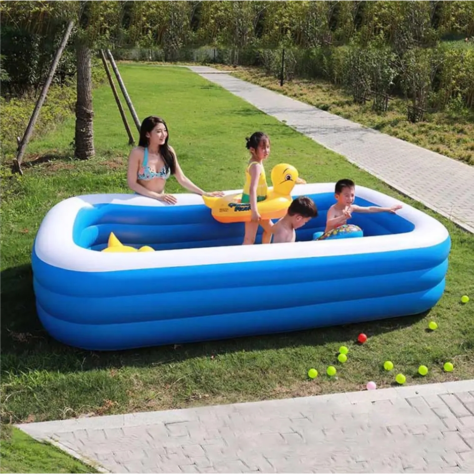 Portable inflatable swimming pool Children's pool Suitable for families ...