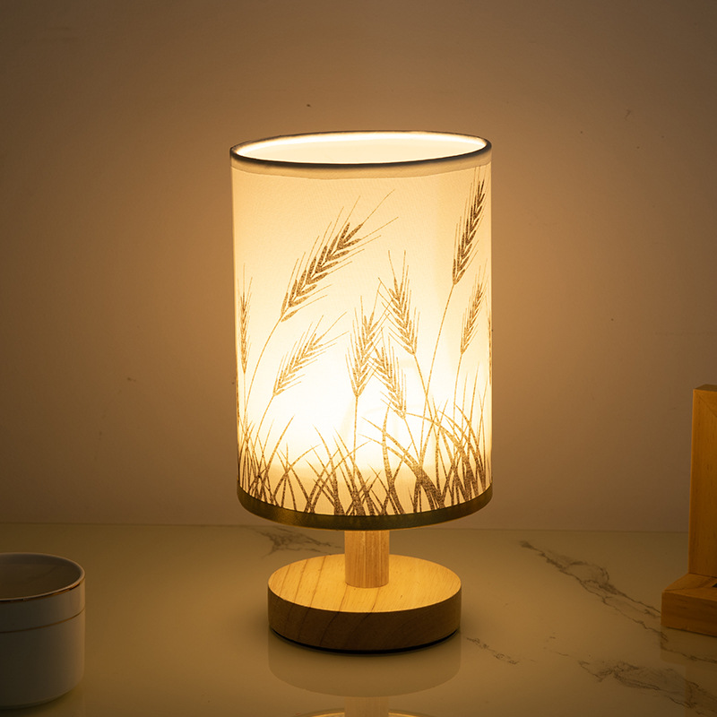 LED bedside lamp Bedroom night light Desk lamp soft light eye ...