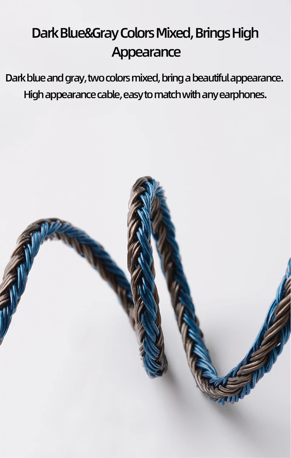 NiceHCK C24-2 24 Core Silver Plated Copper Alloy Copper Headset Cable ...