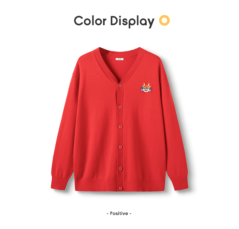 Balabala Cardigan Sweaters Autumn Knitwear Parent-Child Outfit Sweater ...