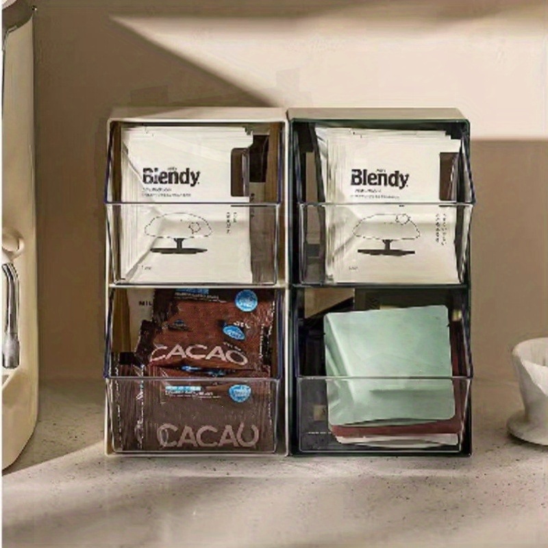 1pc Tea bag storage box, tea room, coffee capsule storage rack, desktop ...