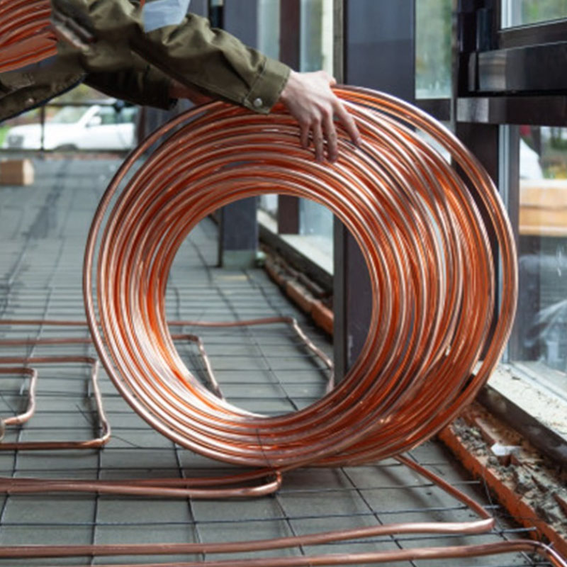 Soft Coil Copper Tube Hollow Pipe Is For Diy Handicraft Industry T2 Red ...