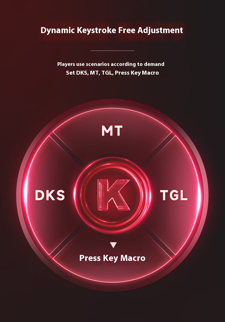 AJAZZ AK680MAX wired magnetic axis keyboard 0 dead zone RT adjustable 0 ...