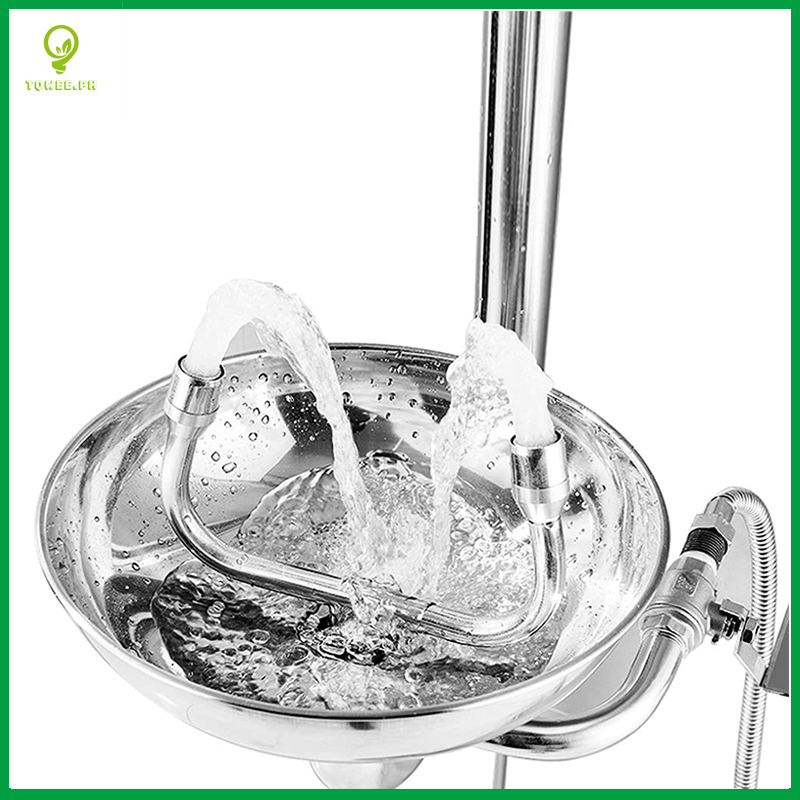 ZC Combined Eye Wash Station Emergency Shower, Eye Shower Safety Shower ...