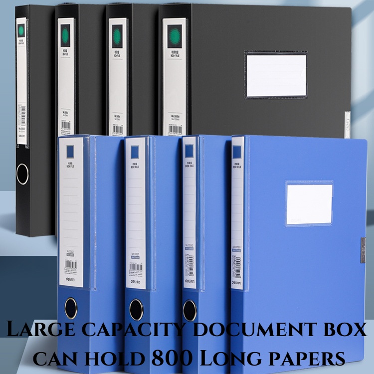 10Pcs Document Box Long File Organize Paper Organizer File Box Document ...