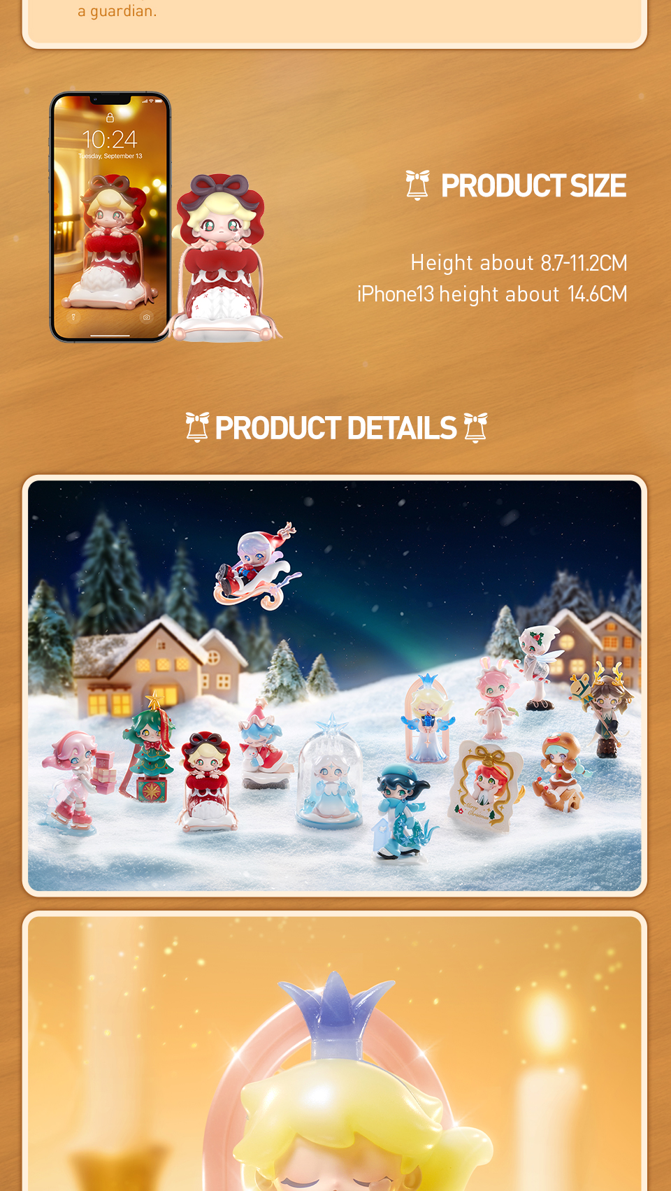 POP MART AZURA Warm Christmas Series Blind Box Action Toys Figure ...