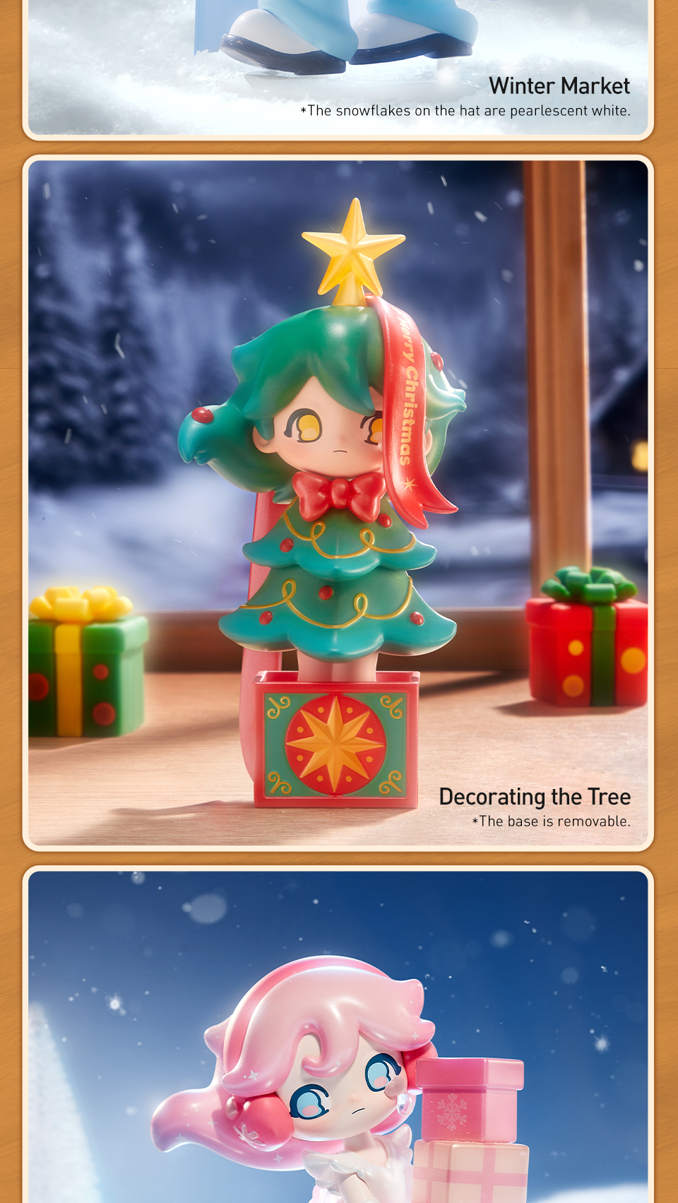 POP MART AZURA Warm Christmas Series Blind Box Action Toys Figure ...