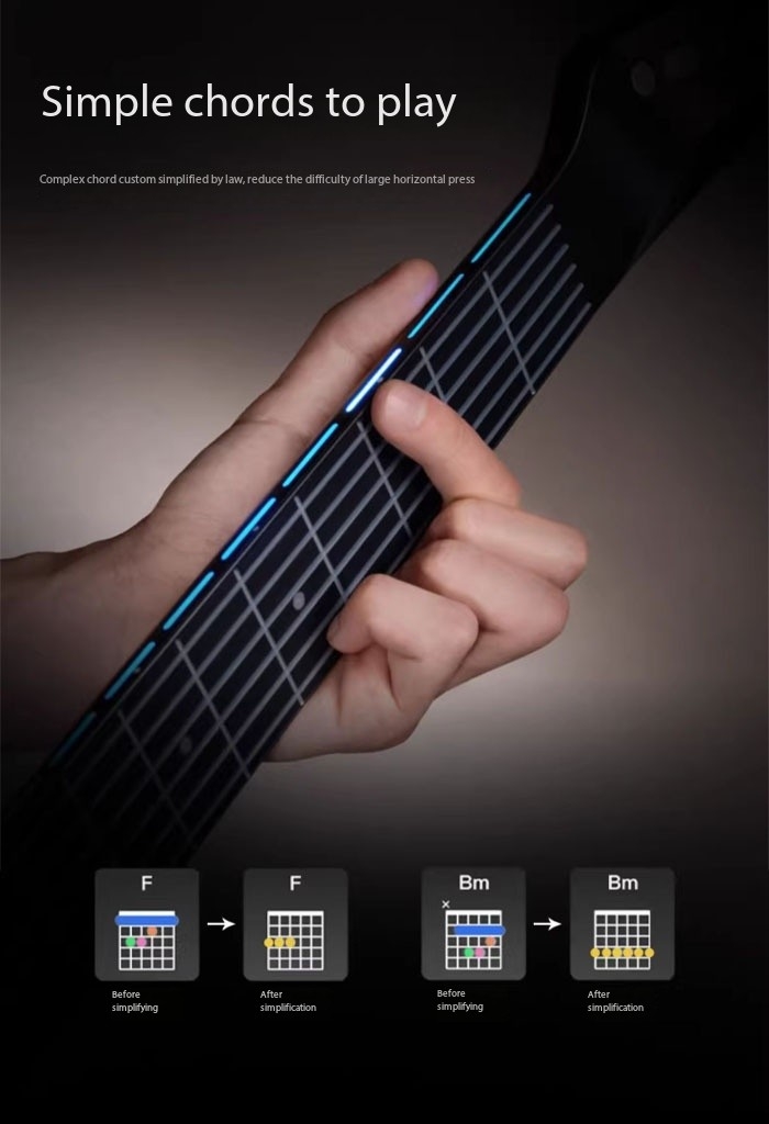 AeroBand AG01 Air Band Guitar Smart Guitar painless playing and singing ...