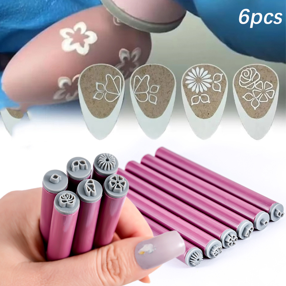 10pcs 6pcs 4pcs Nail Stamp Pen Multifunctional Stamping Tool Nail ...
