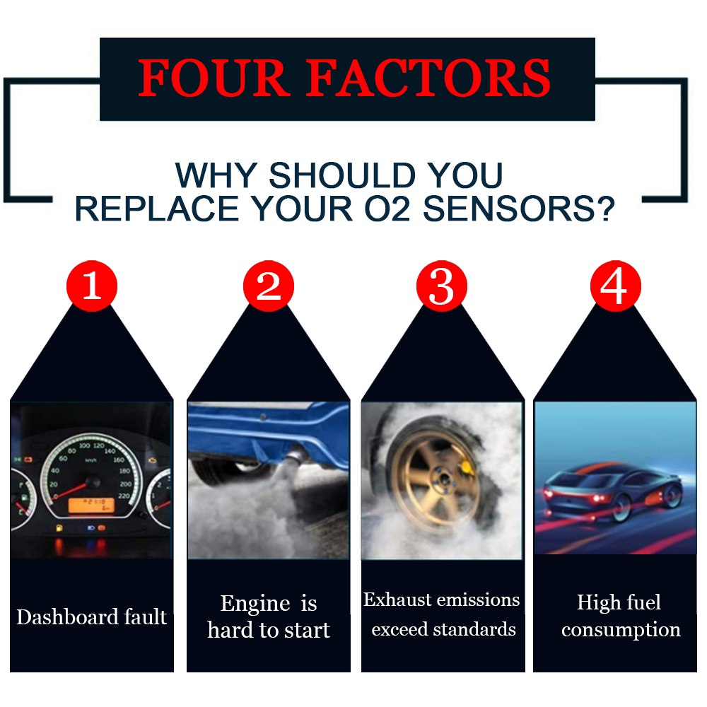 Oxygen Sensor Mitsubishi Mirage G4 1.2L 3 Cylinder 1588A282 (Back) OEM ...