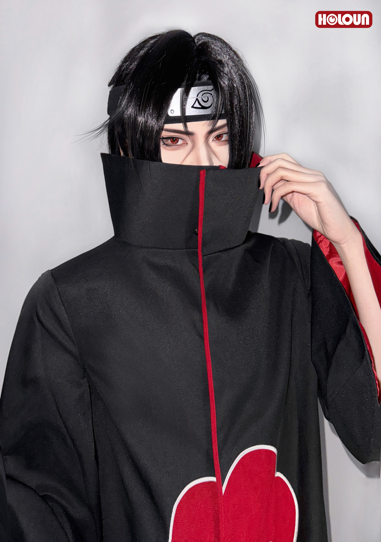 HOLOUN Uchiha Itachi Cosplay Costume Nagato Akatsuki Coat Japanese ...