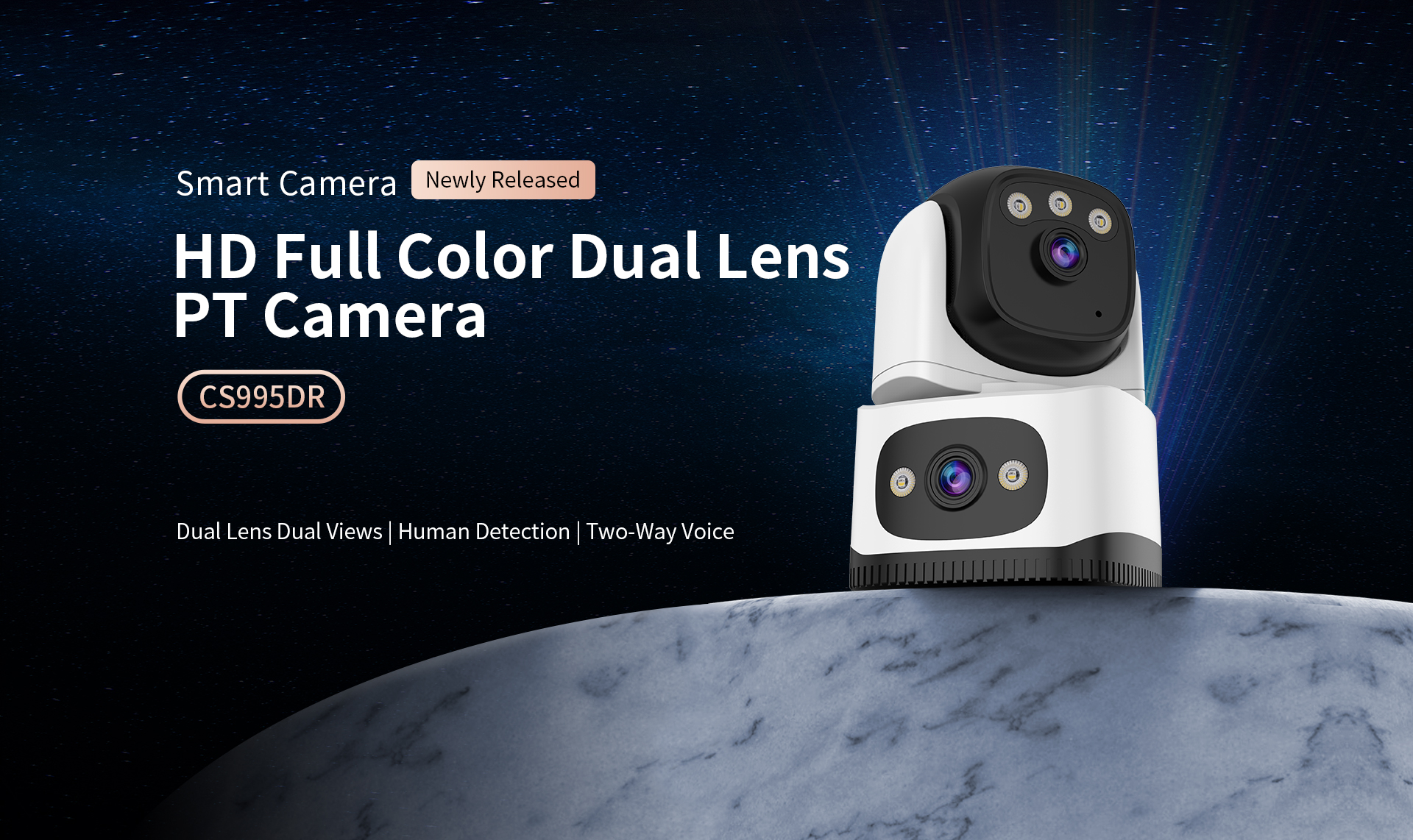 Vstarcam 5MP Dual Lens PT Camera CCTV Security Surveillance Indoor Full ...