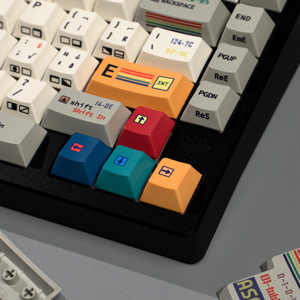 Alice Retro C64 Keycaps 145Keys/Set PBT Cherry Profile Custom Keycaps ...