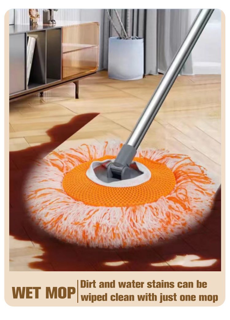 4-in-1 Scalable Multifunctional Mop 360 Degree Easy Rotation Microfiber ...
