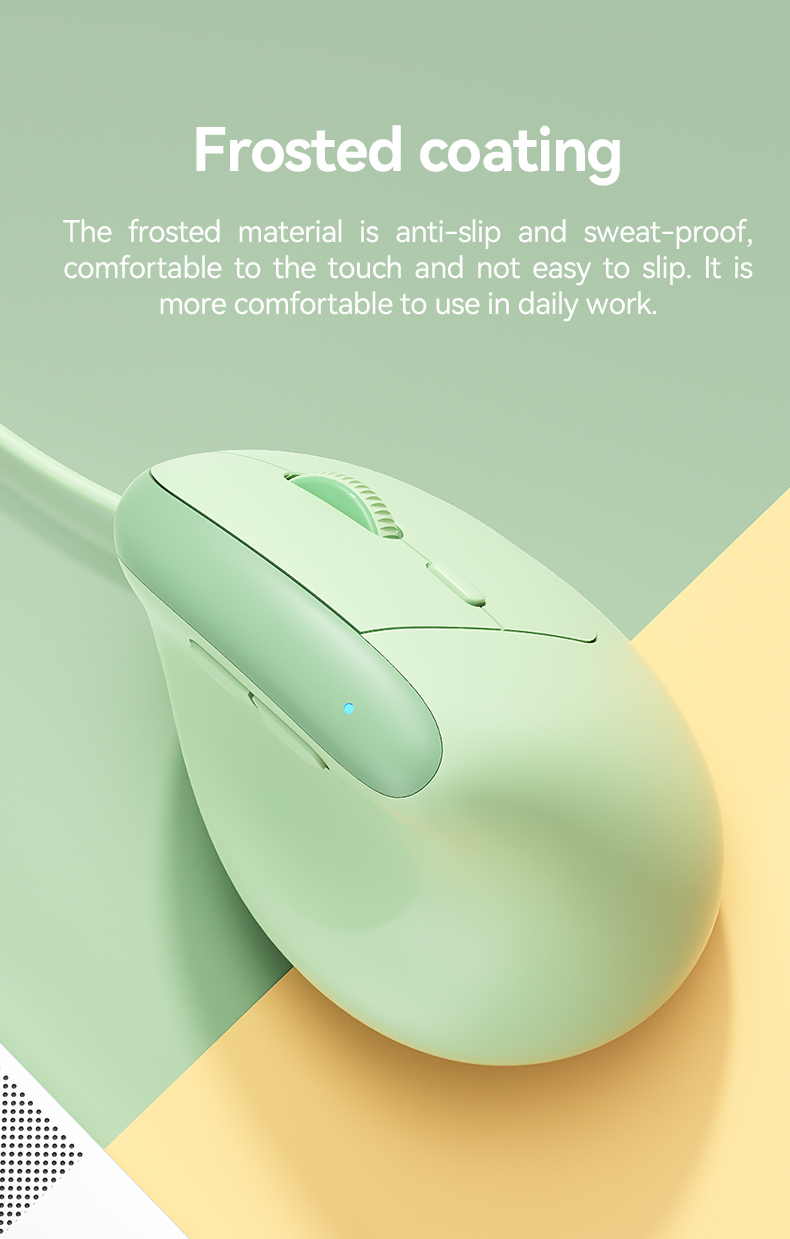 BOW Computer Vertical Mouse M190U Silent Ergonomic Mice 800 1200 2400 ...