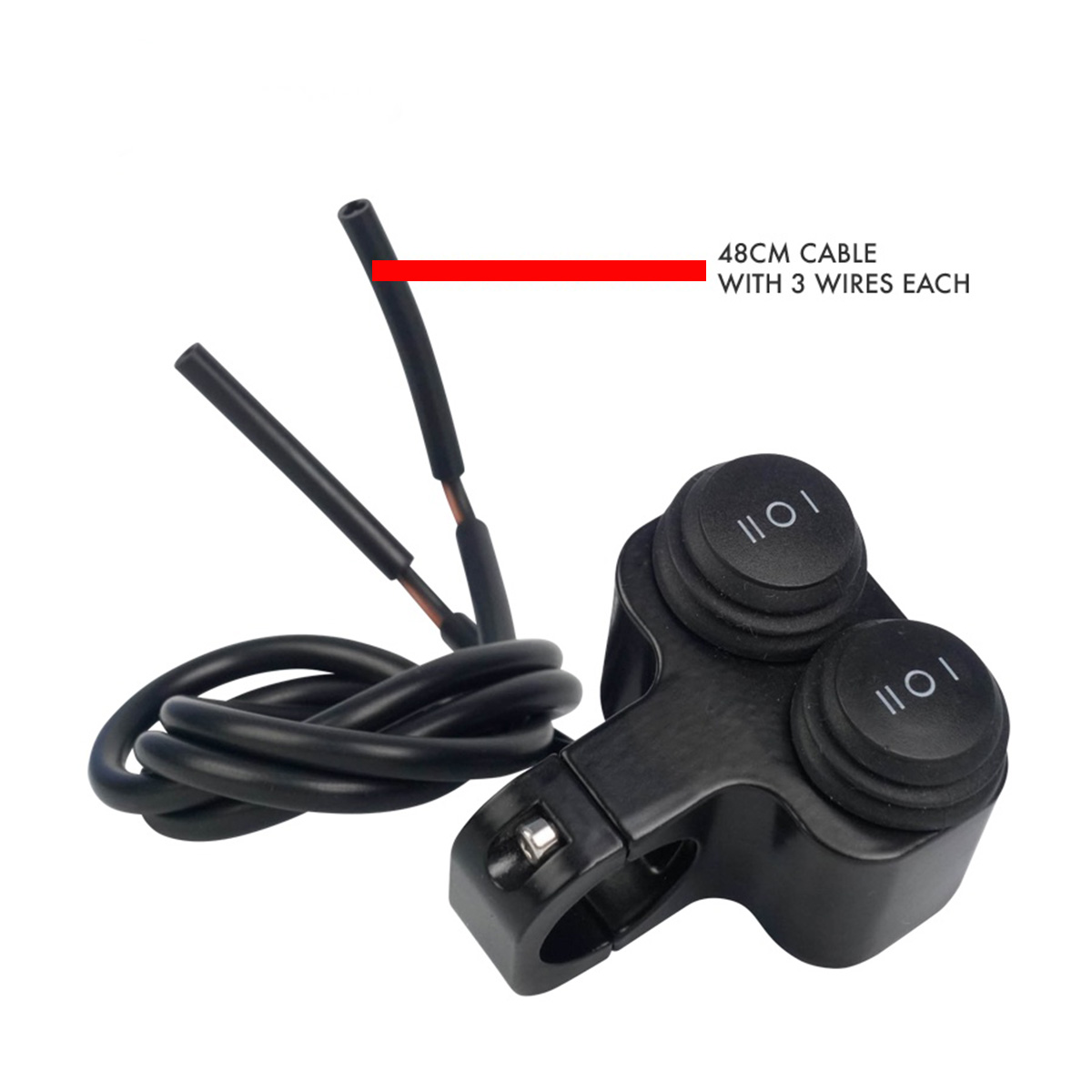 Mini Driving Light Switch Double Head Switch Waterproof | Shopee ...