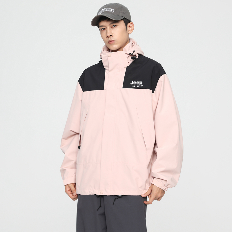 JEEP SPIRIT Waterproof Jacket For Men/Women Outdoor Spring and Autumn ...