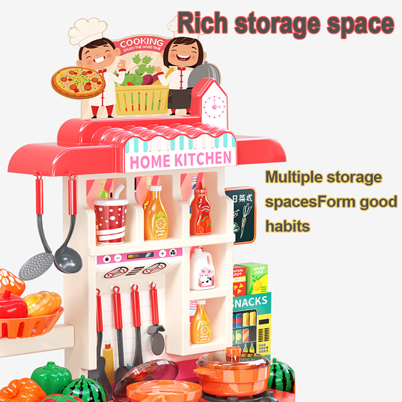 Mini Kitchen Toy Set - Real Steam, Safe & Fun Cooking Toys for Kids ...