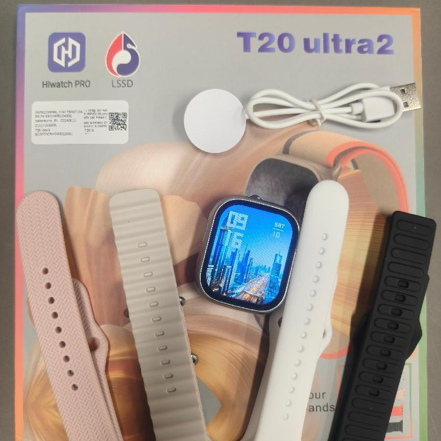 T20 ultra2 smartwatch 49mm 4-in-1 set supports Bluetooth call ...
